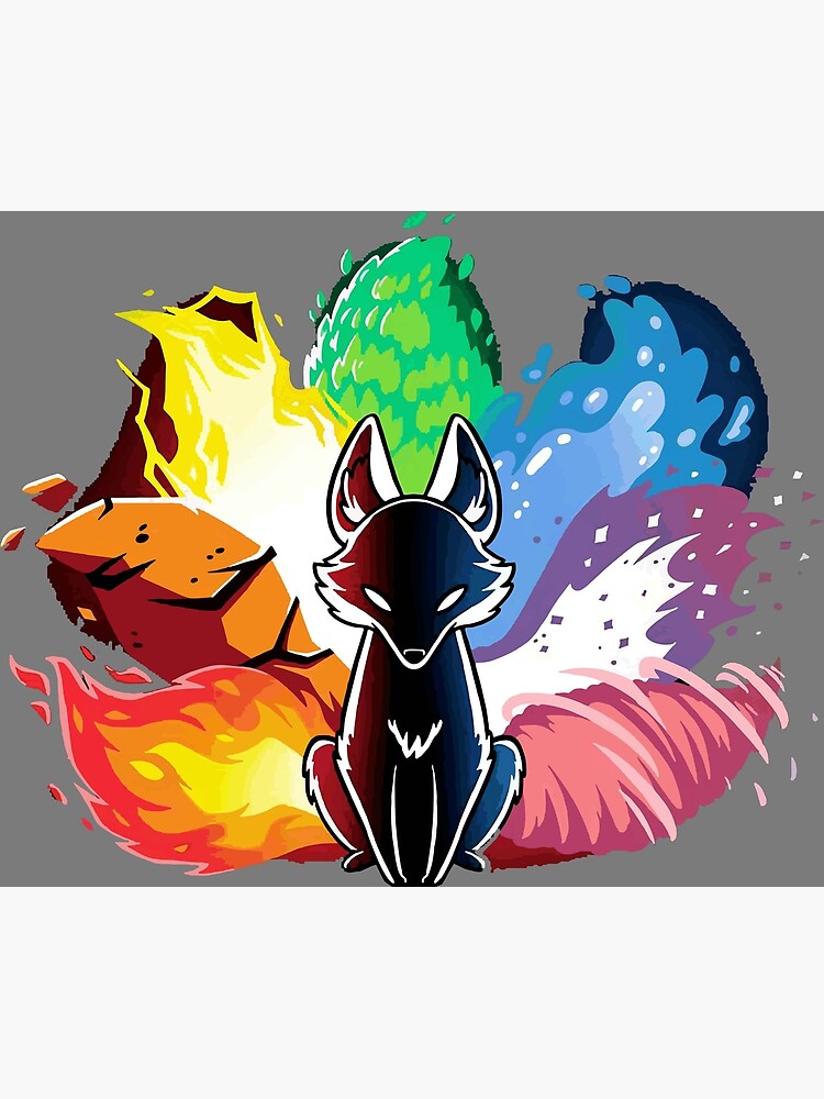 "elemental kitsune" Poster for Sale by glenbates | Redbubble