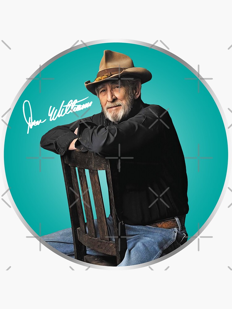 "Signature Don Williams Gifts For Fans" Sticker by AdamsShop | Redbubble