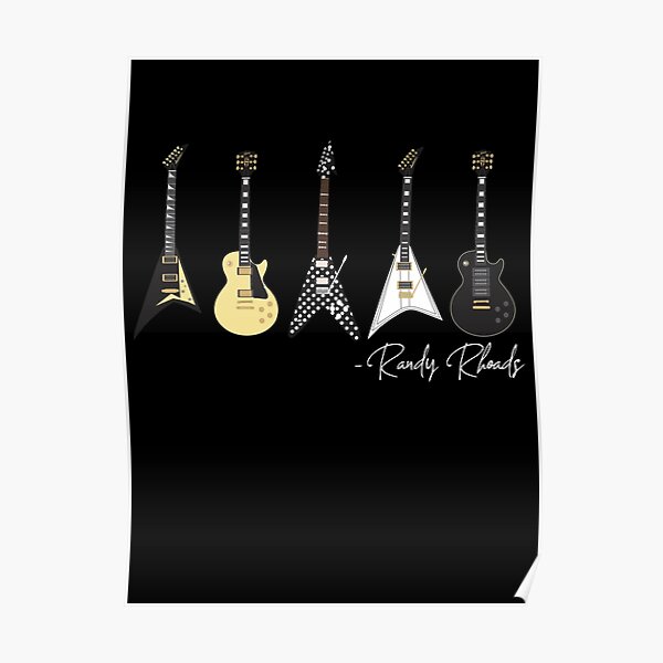 "Randy Rhoads" Poster for Sale by NealqCartwrig | Redbubble
