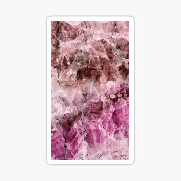 "PINK QUARTZ" Sticker for Sale by bondandreabond | Redbubble