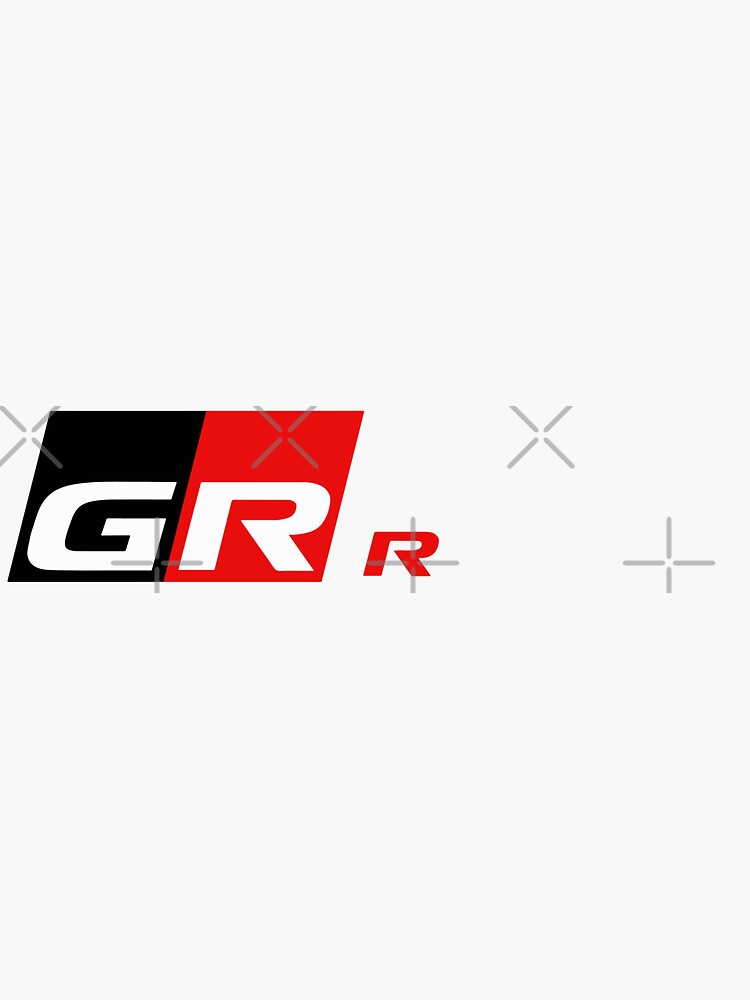"GR Gazoo Racing" Sticker for Sale by LastLineinBlue | Redbubble