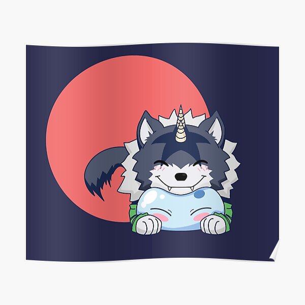 "Ranga and Rimuru Chibi" Poster for Sale by Raitoseji | Redbubble