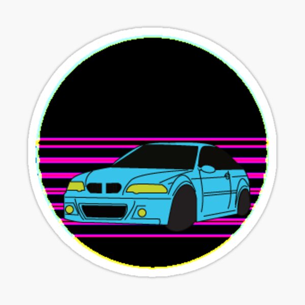 "E46" Sticker for Sale by JHI1234 | Redbubble
