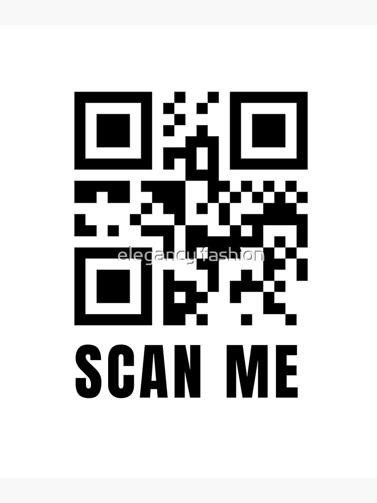 "Qr Code Generator scan me" Poster by hatemnoubi | Redbubble