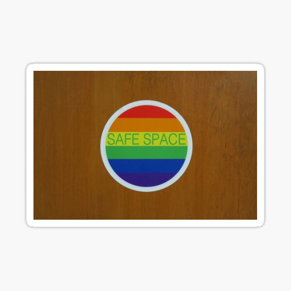 "LGBT "Safe Space" sticker " Sticker for Sale by JohnArehart | Redbubble