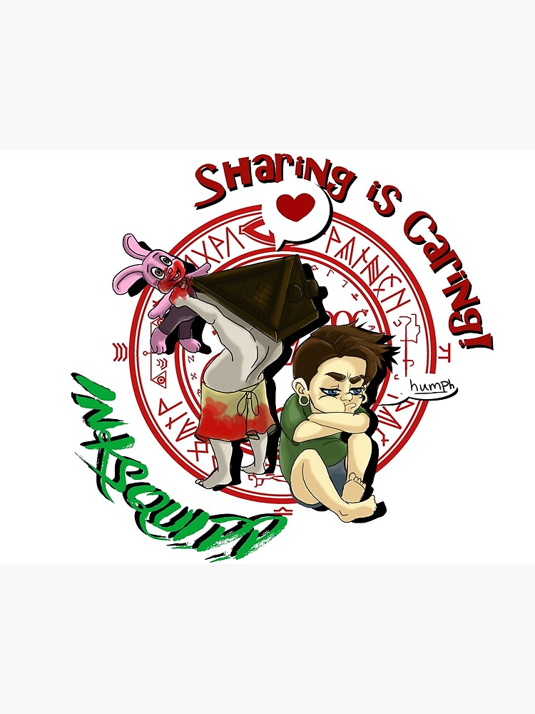 "sharing is caring" Poster by Britishslum | Redbubble