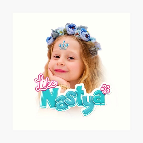 Like Nastya Kids Art Prints | Redbubble