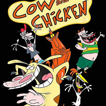 "Cartoon Network Cow and Chicken Character" Throw Blanket for Sale by ...