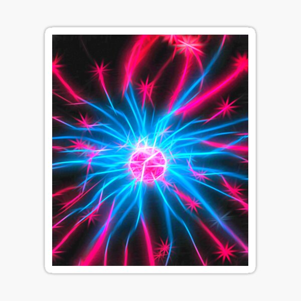 "Radiating Sphere" Sticker by Focal-Art | Redbubble