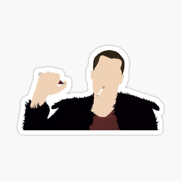 "Tyler Durden - Fight Club" Sticker for Sale by ScorpionRL | Redbubble