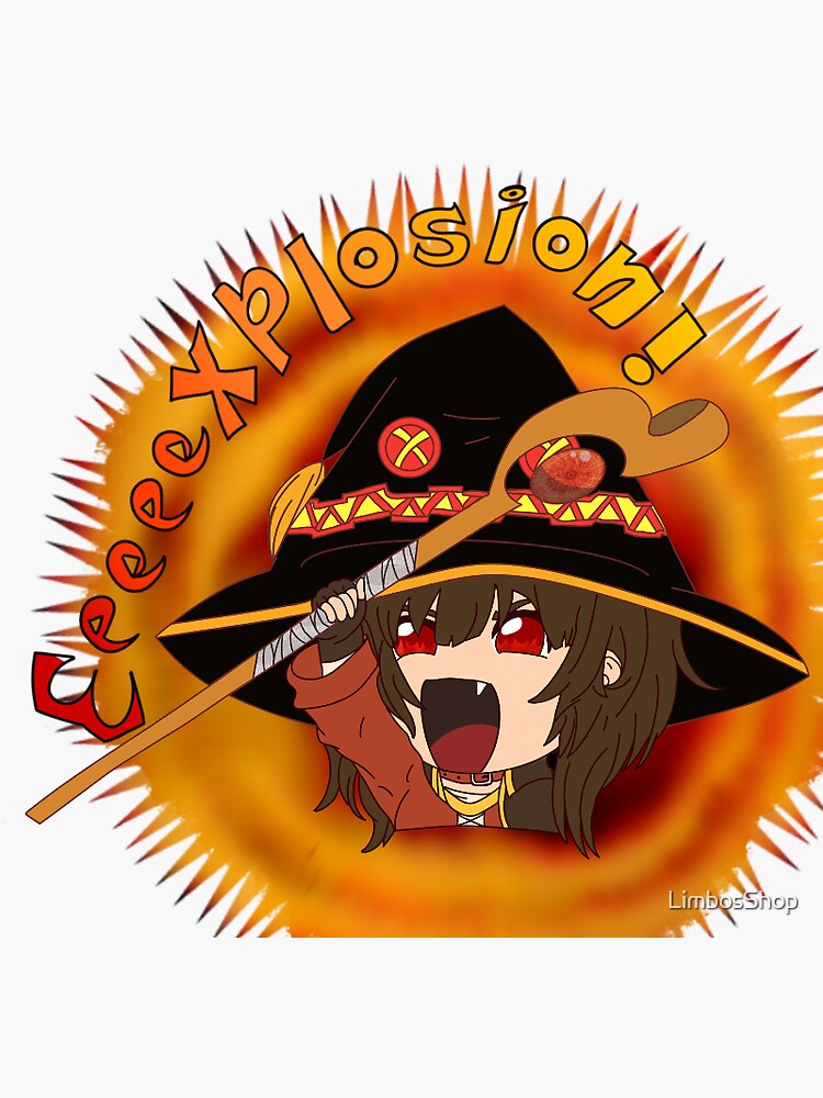 "Megumin Sticker" Sticker by LimbosShop | Redbubble