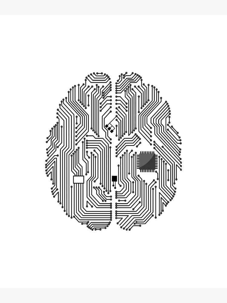 "Circuit Brain" Poster for Sale by ClassyGeek1 | Redbubble