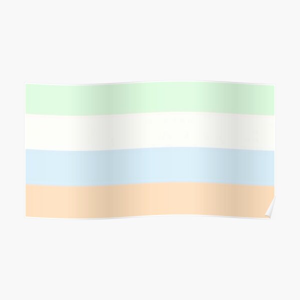 "Unlabeled Flag" Poster by sophmalinn | Redbubble