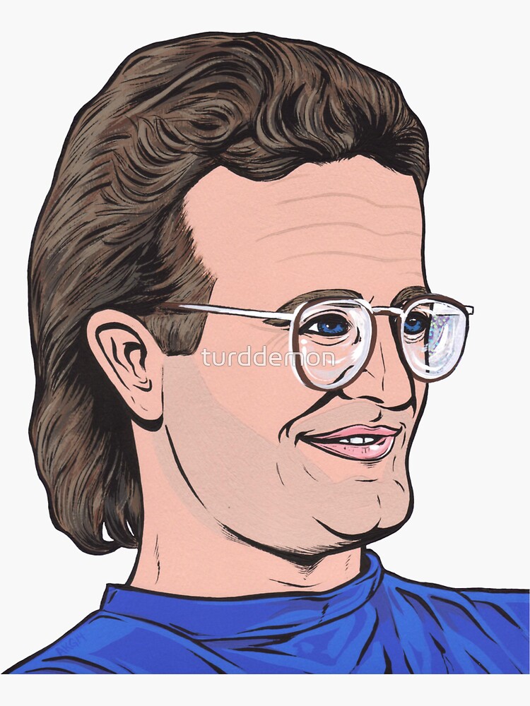 "Nick Miller Time Chasers" Sticker by turddemon | Redbubble