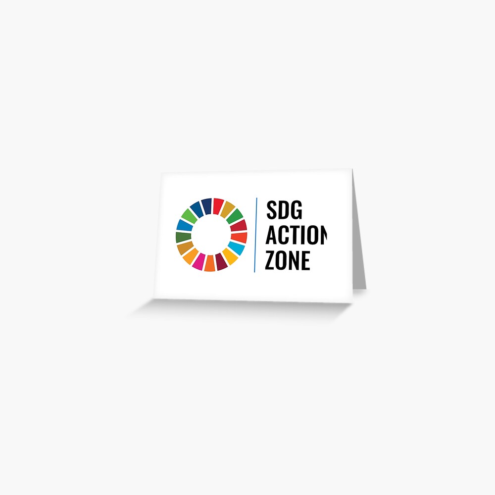 "SDG Action Zone UN Sustainable Development Goals SDGs Logo" Greeting ...