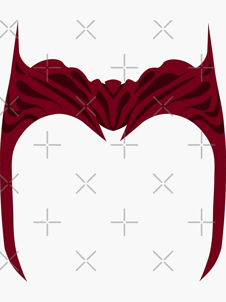 "wanda crown scarlet witch costume" Sticker for Sale by cheriecho ...
