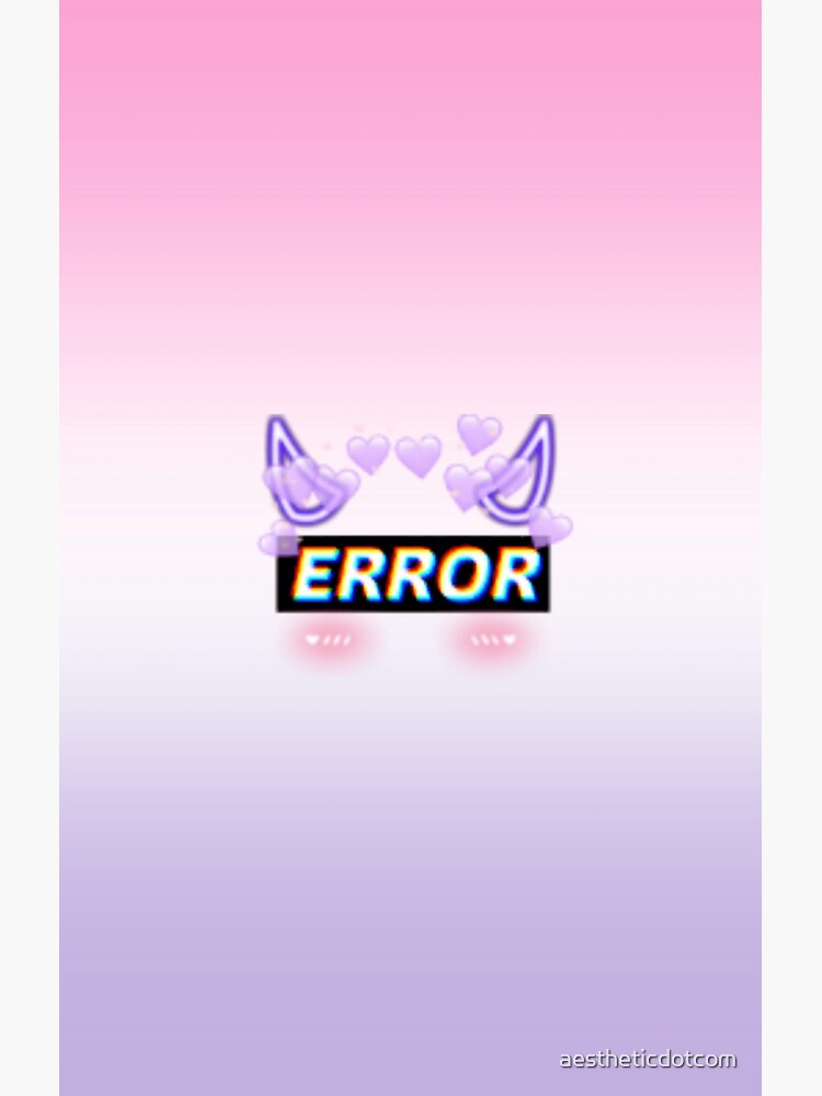 "blended colors with purple error" Sticker for Sale by aestheticdotcom ...