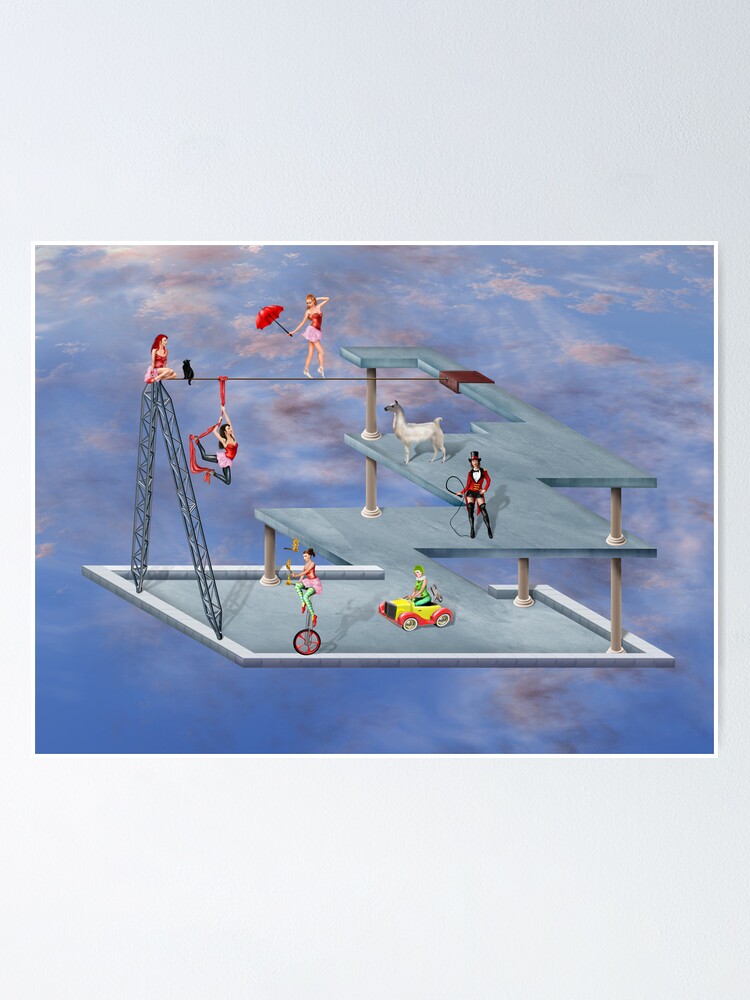 "Impossible Circus" Poster for Sale by Paul Fleet | Redbubble