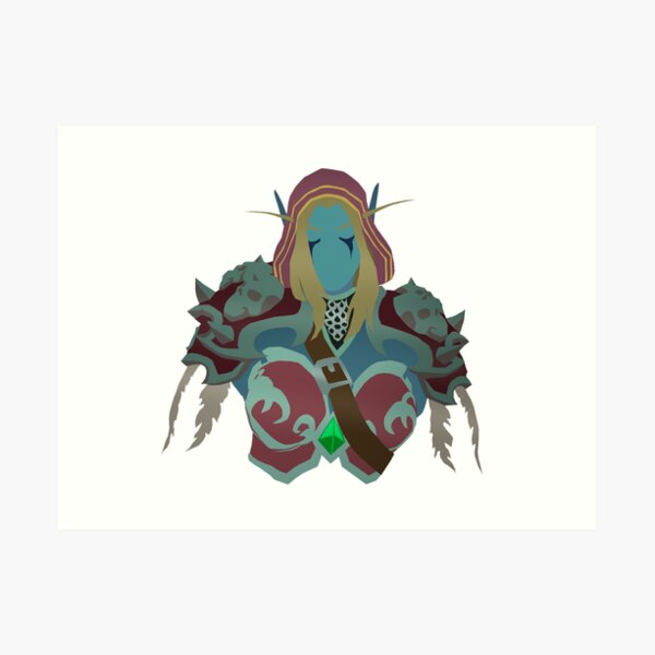 "Sylvanas Windrunner Icon" Art Print by nannaff | Redbubble