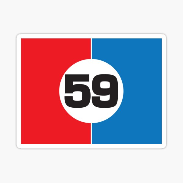 "FIVE NINE RACING" Sticker by oldskooldesign | Redbubble