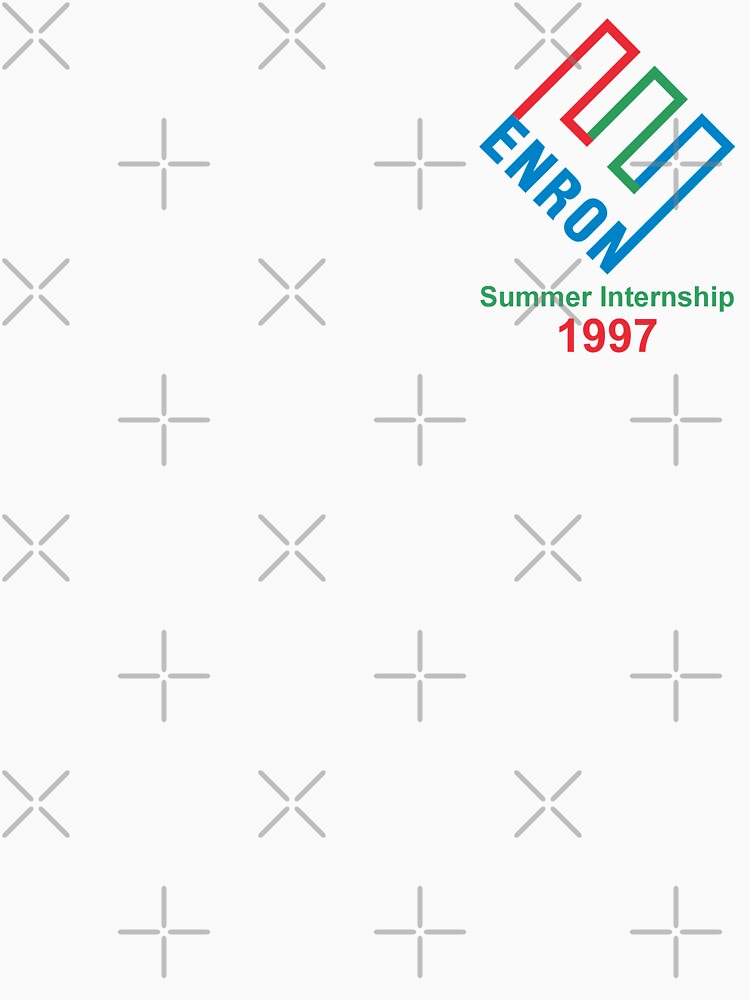 "Enron Summer Internship 1997" Essential T-Shirt for Sale by ...
