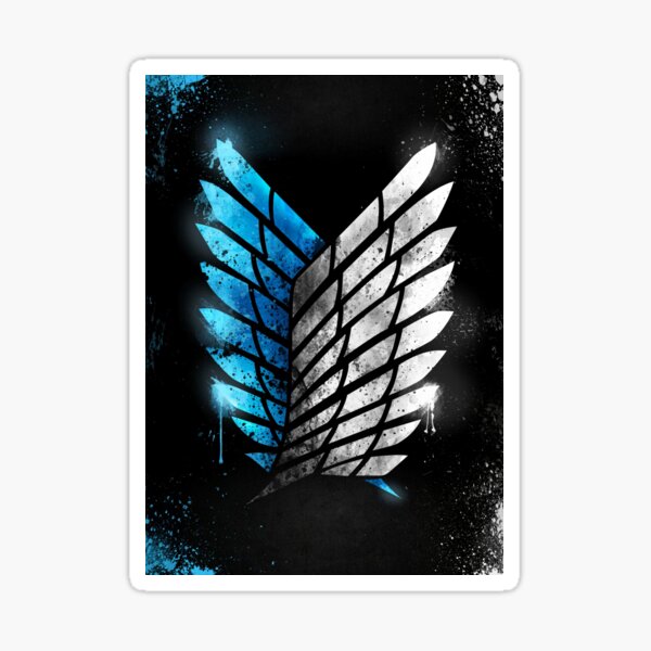 "Wings Of Freedom Logo" Sticker by david-cervantes | Redbubble