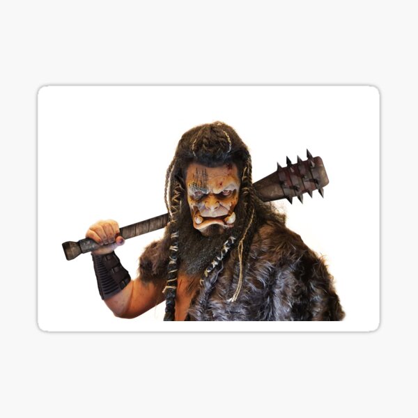 "Orco brute monster , Orc warrior Horror war Ork" Sticker for Sale by ...