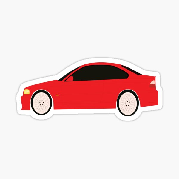 "E46" Sticker by JHI1234 | Redbubble
