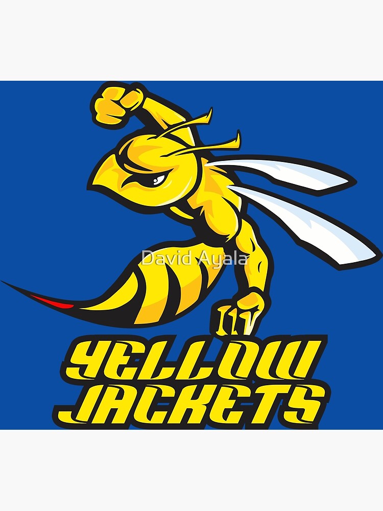 "Yellow Jackets Sports Logo" Poster for Sale by David Ayala | Redbubble