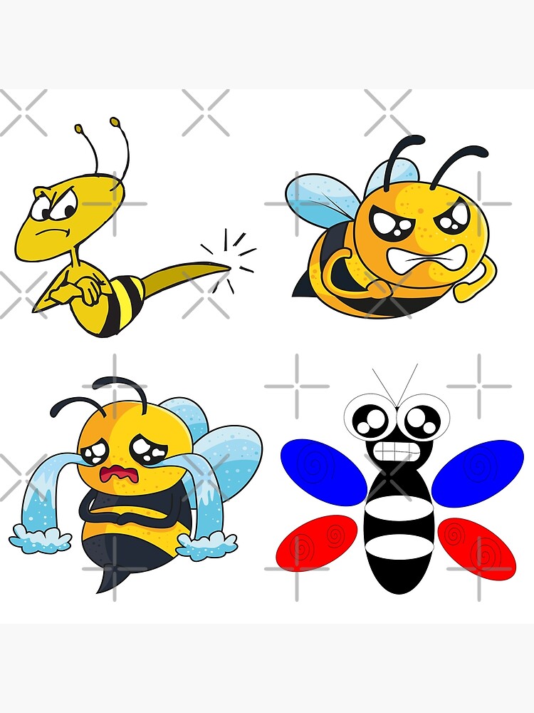 "Angry Bees" Poster by visualsofayan | Redbubble