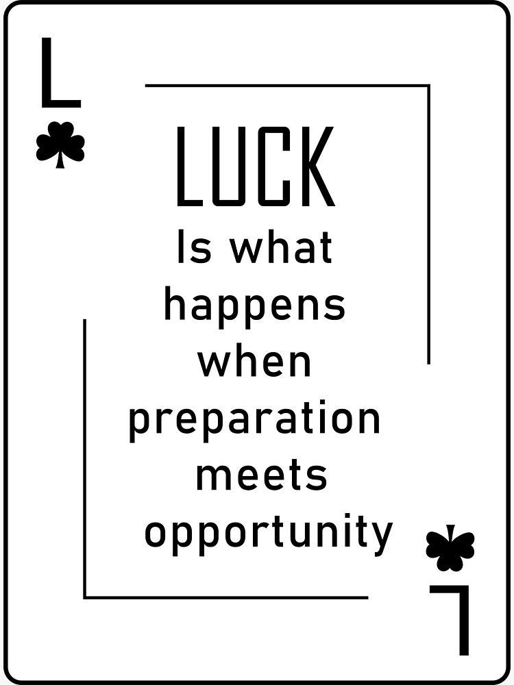 "motivating and inspirational quotes - Luck is What Happens When ...