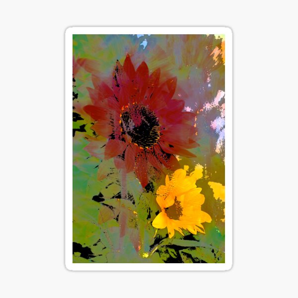 "Sunflower 33" Sticker by secretgardener | Redbubble