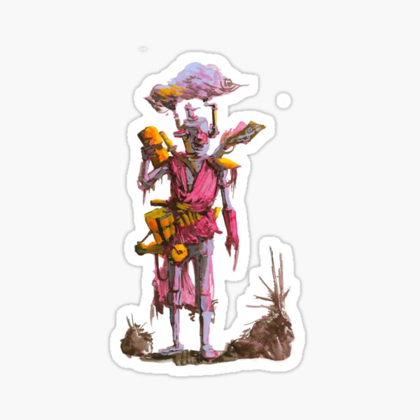 "Robot Hunter" Sticker for Sale by YatELBoa | Redbubble