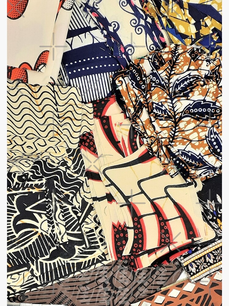 "African Fabric Collage Art Patterns [#26]" Poster by AfriStyleUK ...