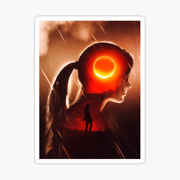"tomb raider" Sticker for Sale by Alessandra0490 | Redbubble