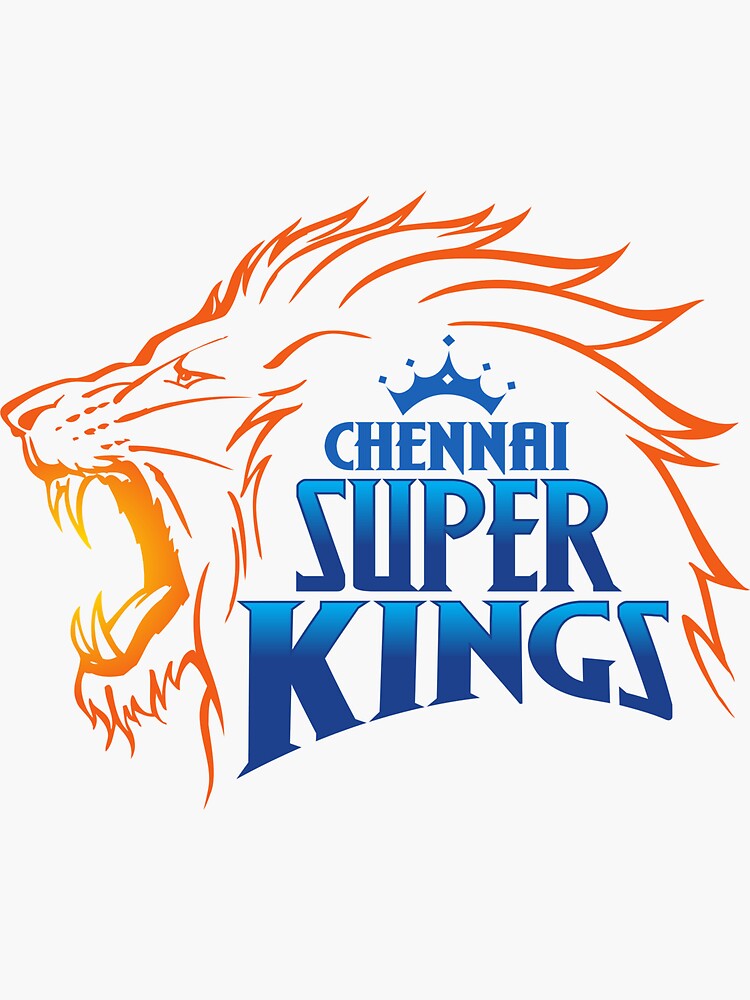 Sticker « Chennai Super Kings (csk) », par iplstore | Redbubble