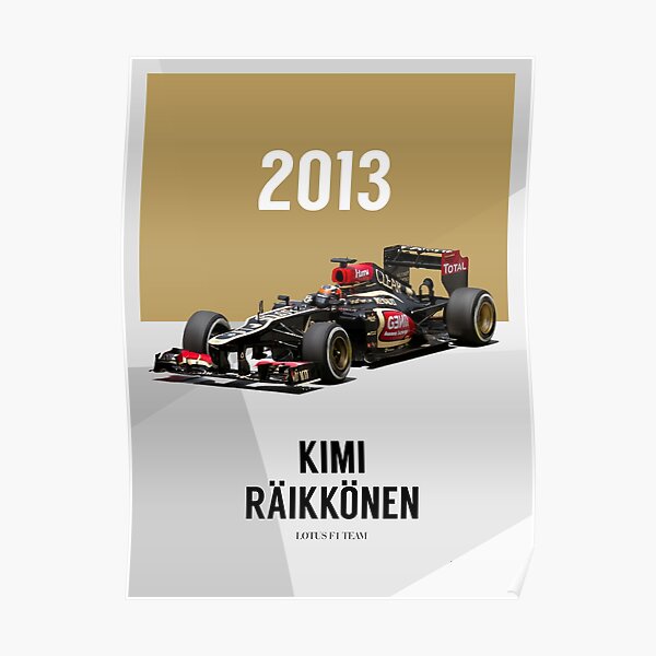 Kimi Raikkonen Posters | Redbubble