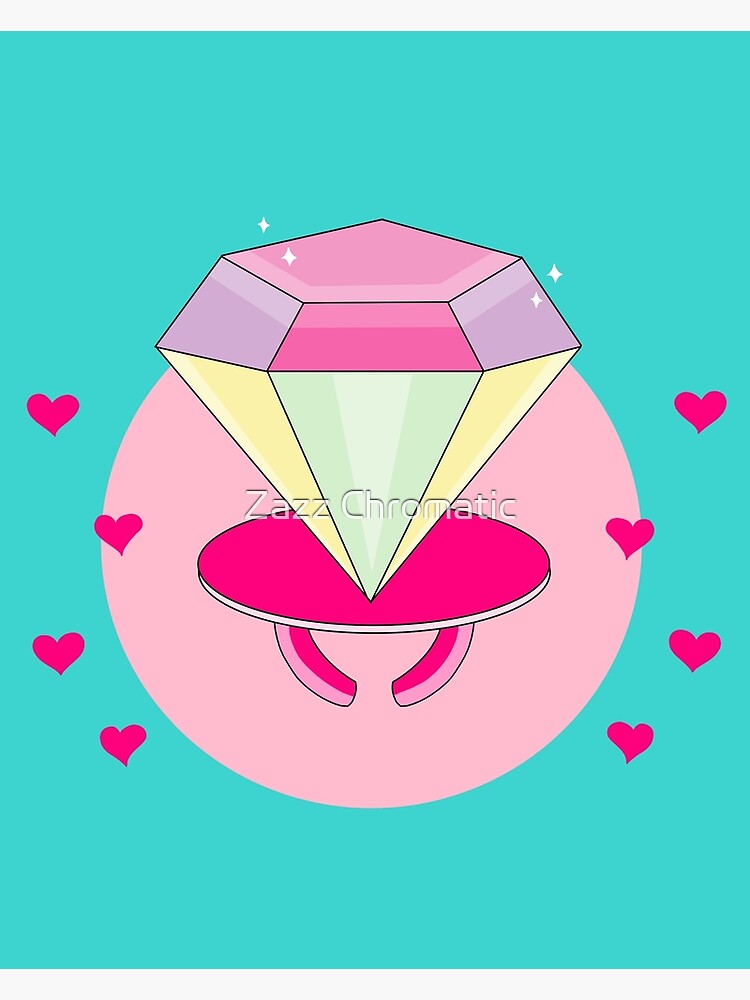 "90s Rainbow Ring Pop" Art Print for Sale by AshliPizazz | Redbubble