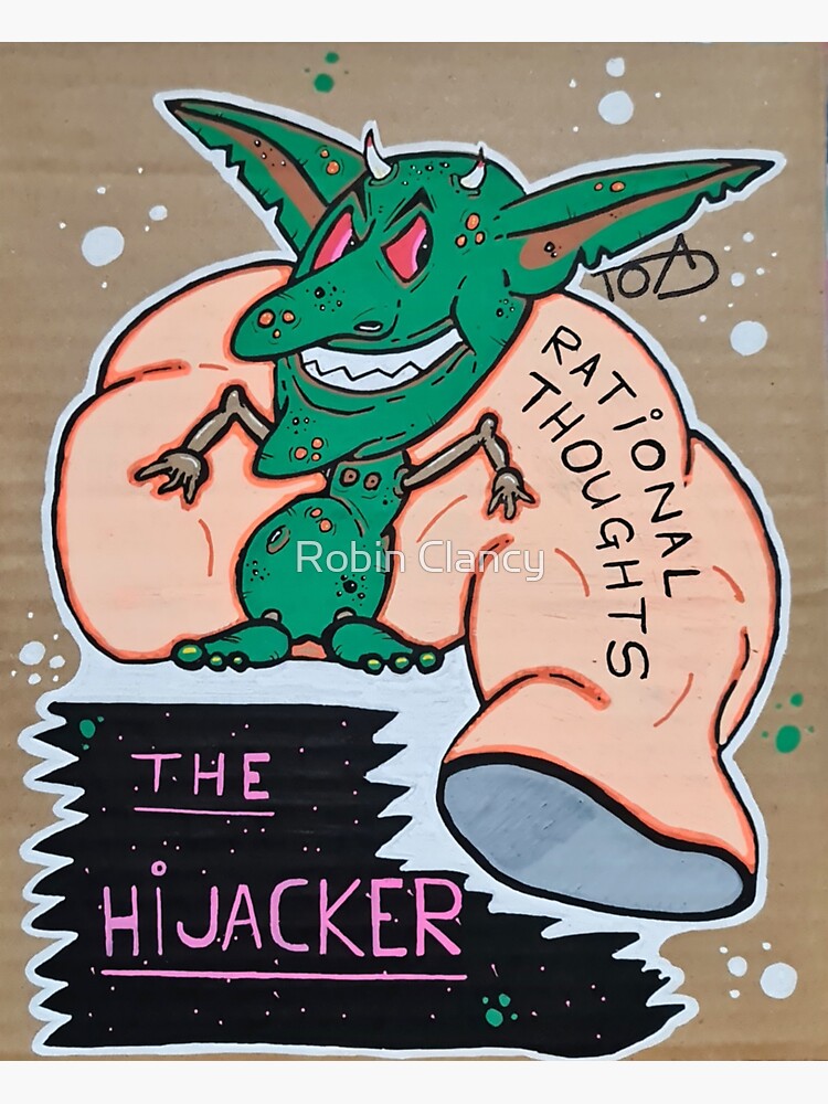 "IMPz - The HiJacker original Art by Rob Clancy" Sticker for Sale by ...