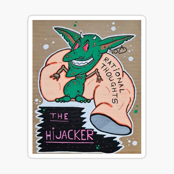 "IMPz - The HiJacker original Art by Rob Clancy" Sticker for Sale by ...