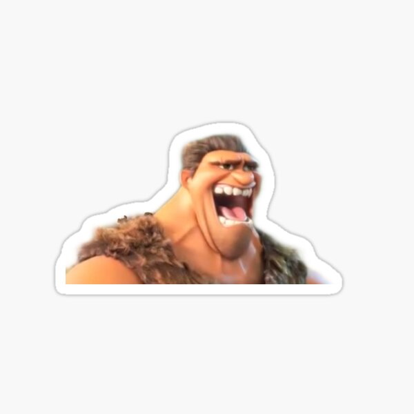 "another grug" Sticker for Sale by heliumnoodle | Redbubble