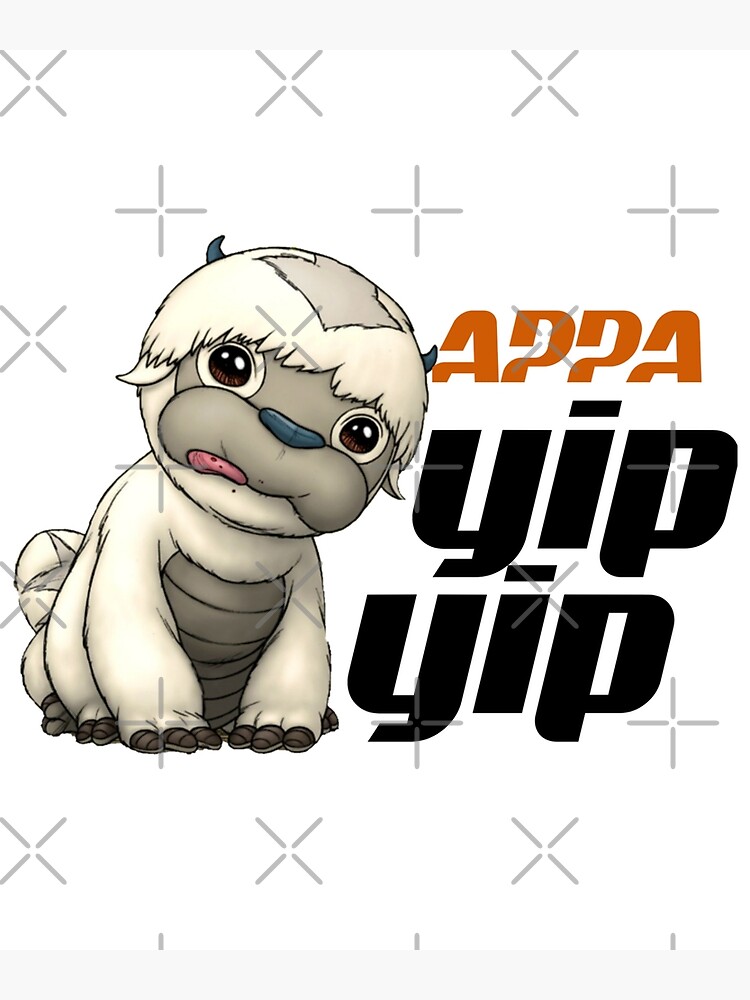 "Appa yip yip" Poster for Sale by Crostone | Redbubble