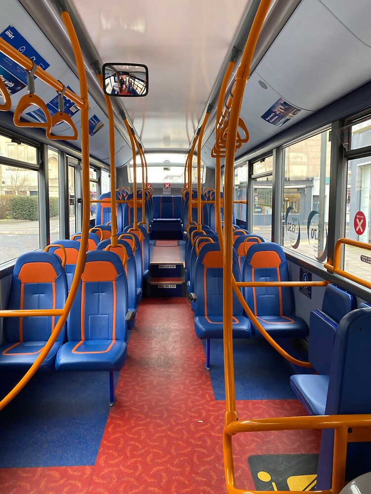 "Stagecoach bus interior" Sticker for Sale by cheltbusdriver | Redbubble
