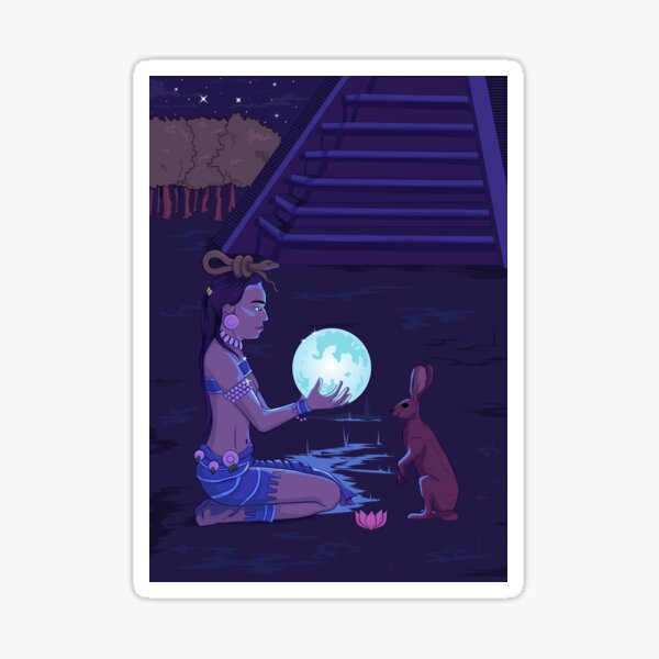 "Ix Chel" Sticker for Sale by itzelmedinar | Redbubble