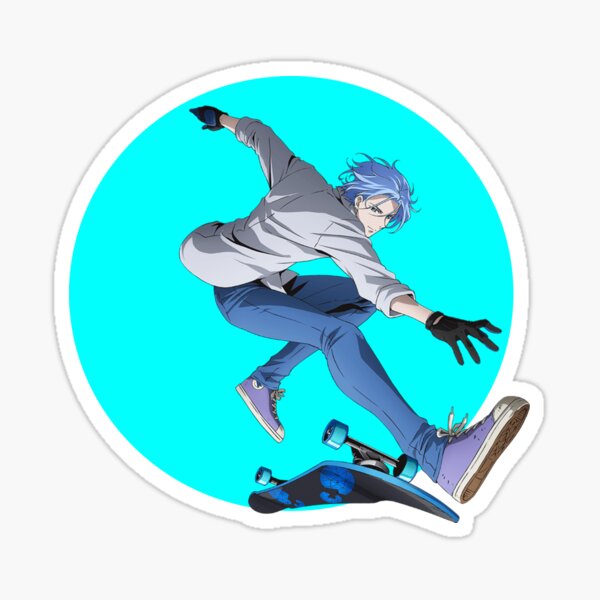 "Langa SK8" Sticker for Sale by capserh | Redbubble