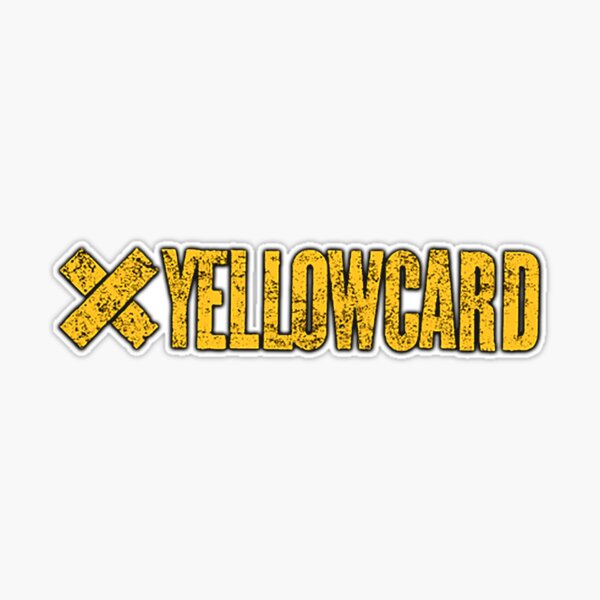 Yellowcard Logo Yellowcard Stickers For Sale | Redbubble