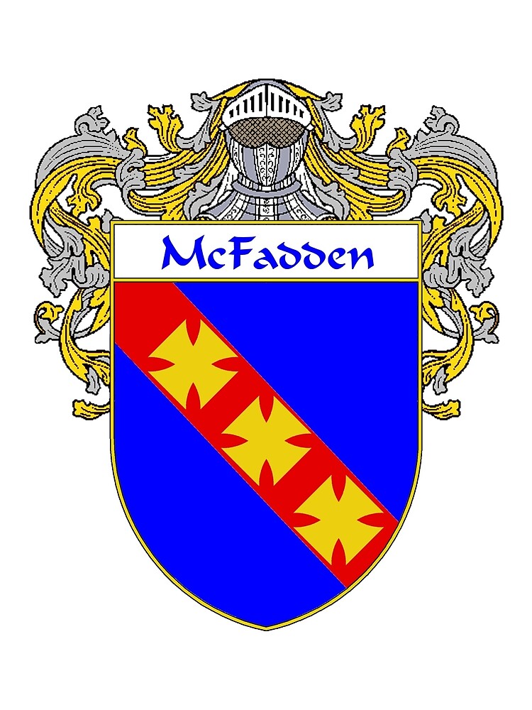 Lámina fotográfica «Escudo de armas de McFadden / cresta de la familia ...