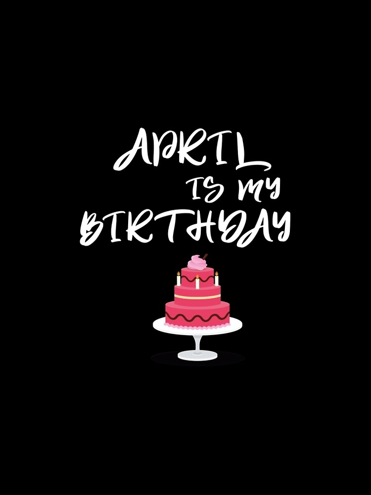 "April ist mein Geburtstagsmonat Svg, Geburtstag Svg, April Geburtstag ...