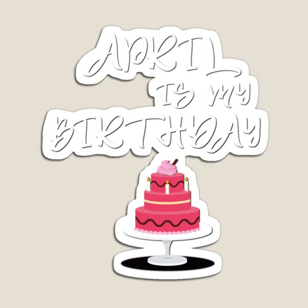 "April ist mein Geburtstagsmonat Svg, Geburtstag Svg, April Geburtstag ...