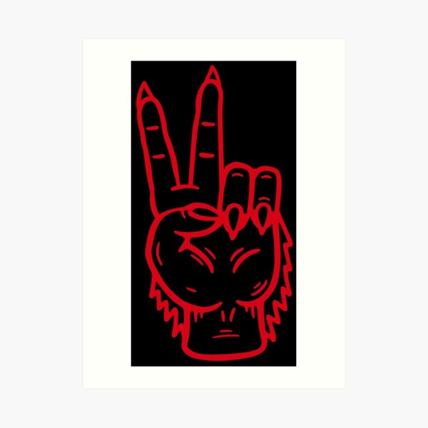 "Werewolf Peace Victory Harmony Hand Gesture Beast Sign Wolfman Bear ...